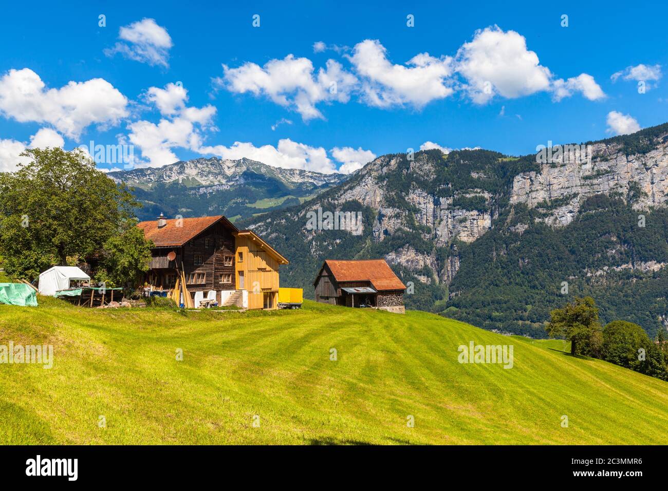 Typical farm in switzerland hi-res stock photography and images - Alamy