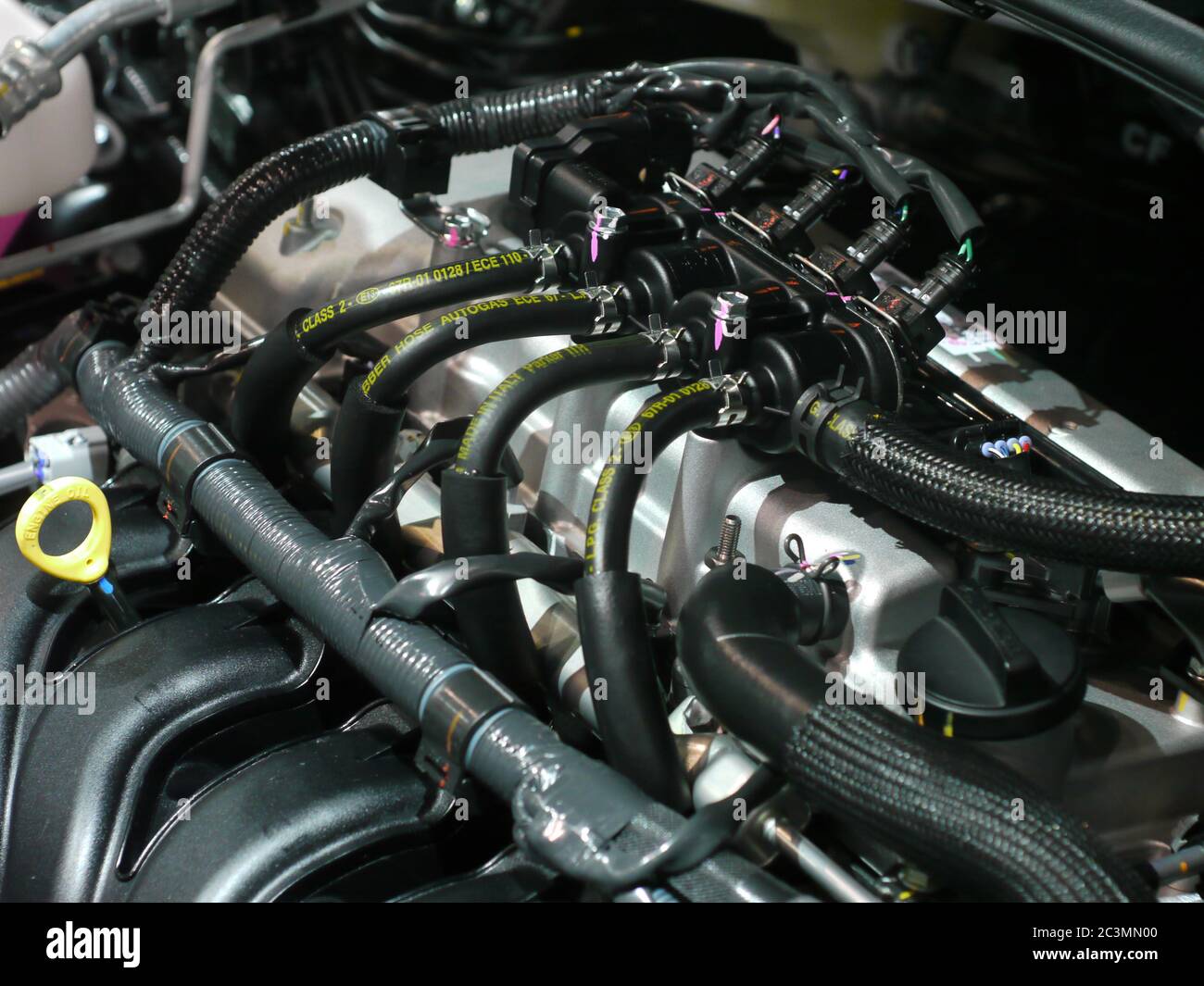 BANGKOK - MARCH 25: Toyota shows their LPG technology, enabling cars to ...