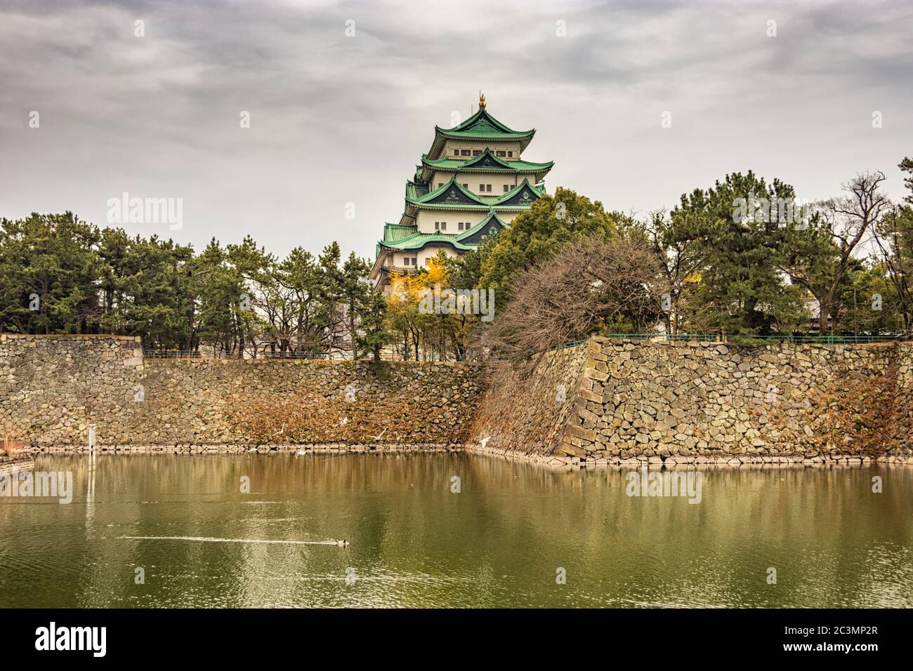 Nagoya Castle in Nagoya, Japan, built by shogun Tokugawa Ieyasu 1610 ...