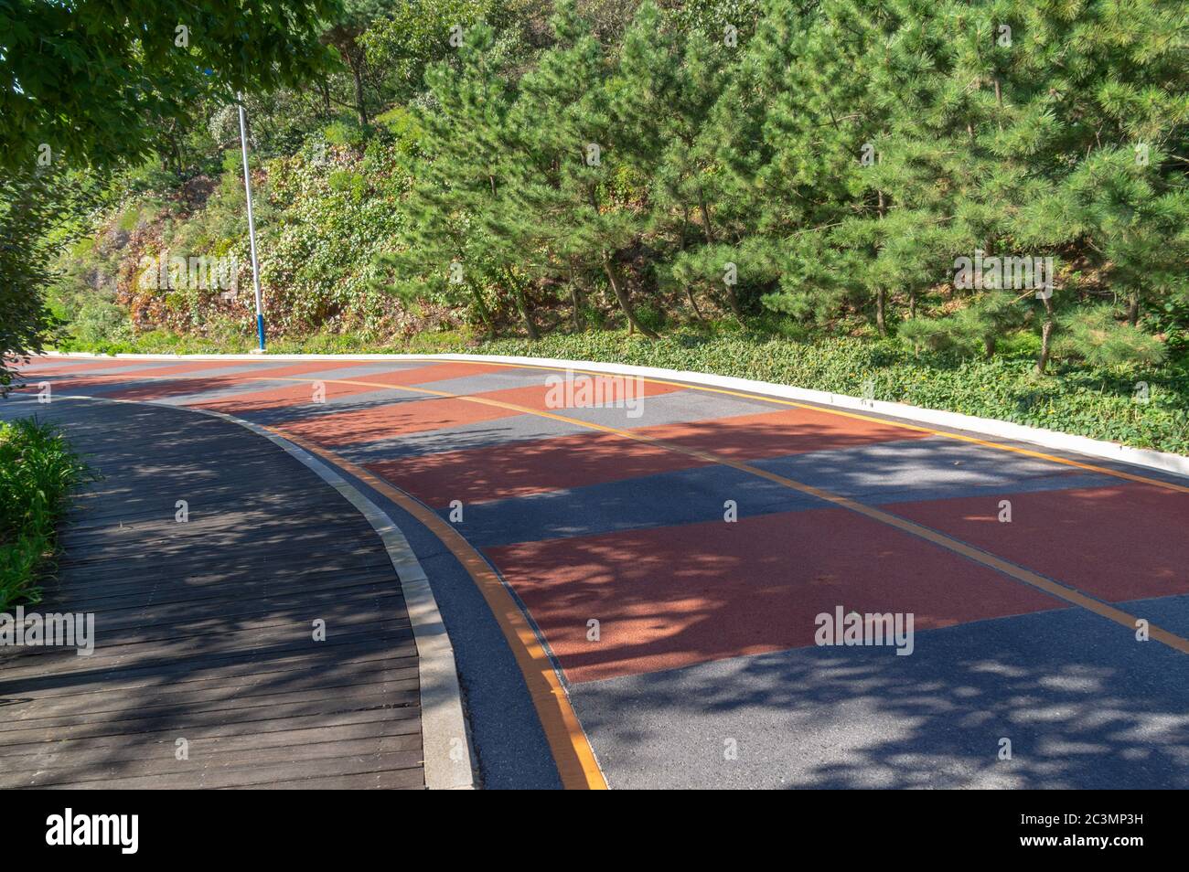 The scenery of Coastal Road in late Summer Stock Photo - Alamy