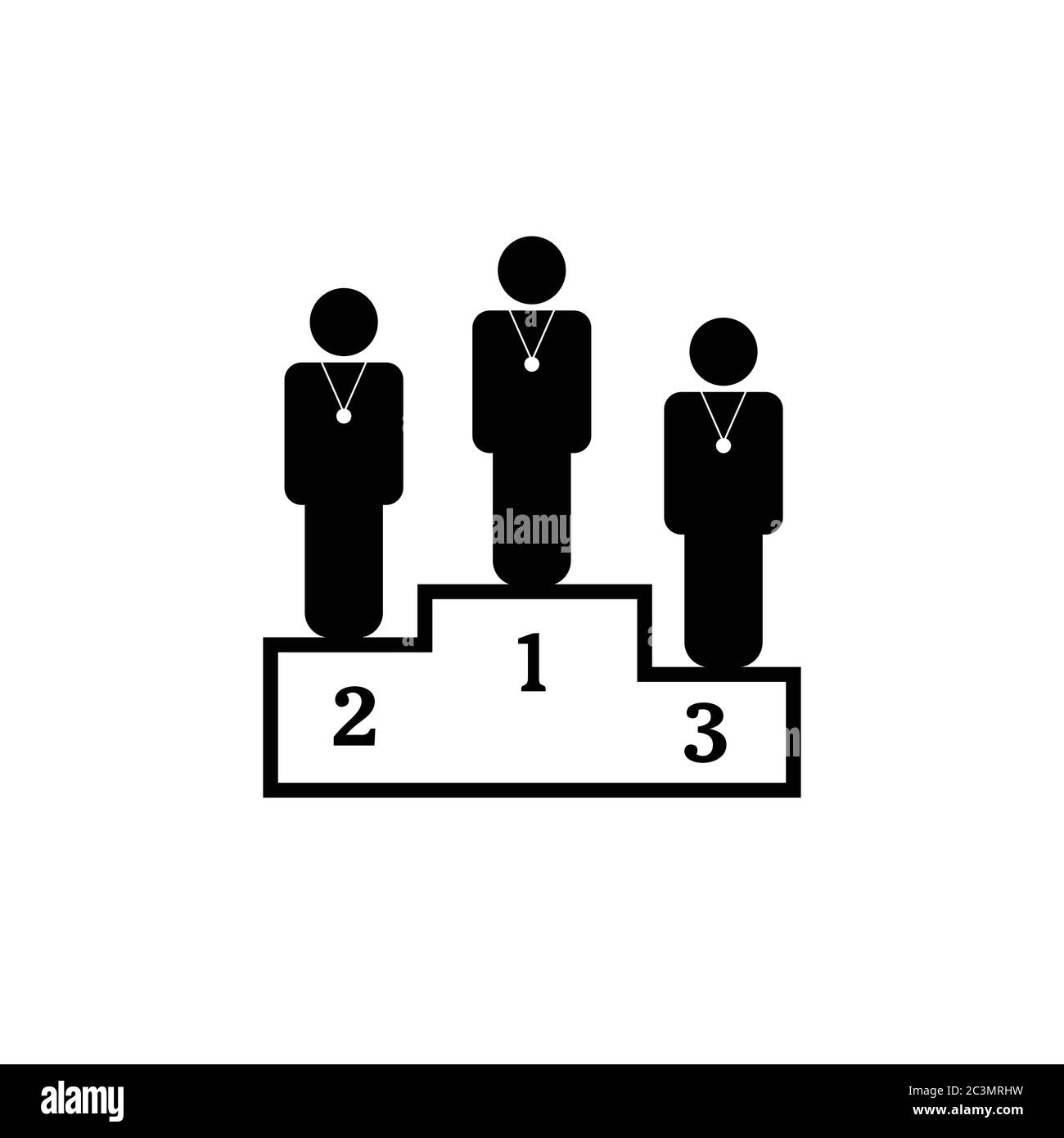 winner place with people icon illustration Stock Vector Image & Art - Alamy