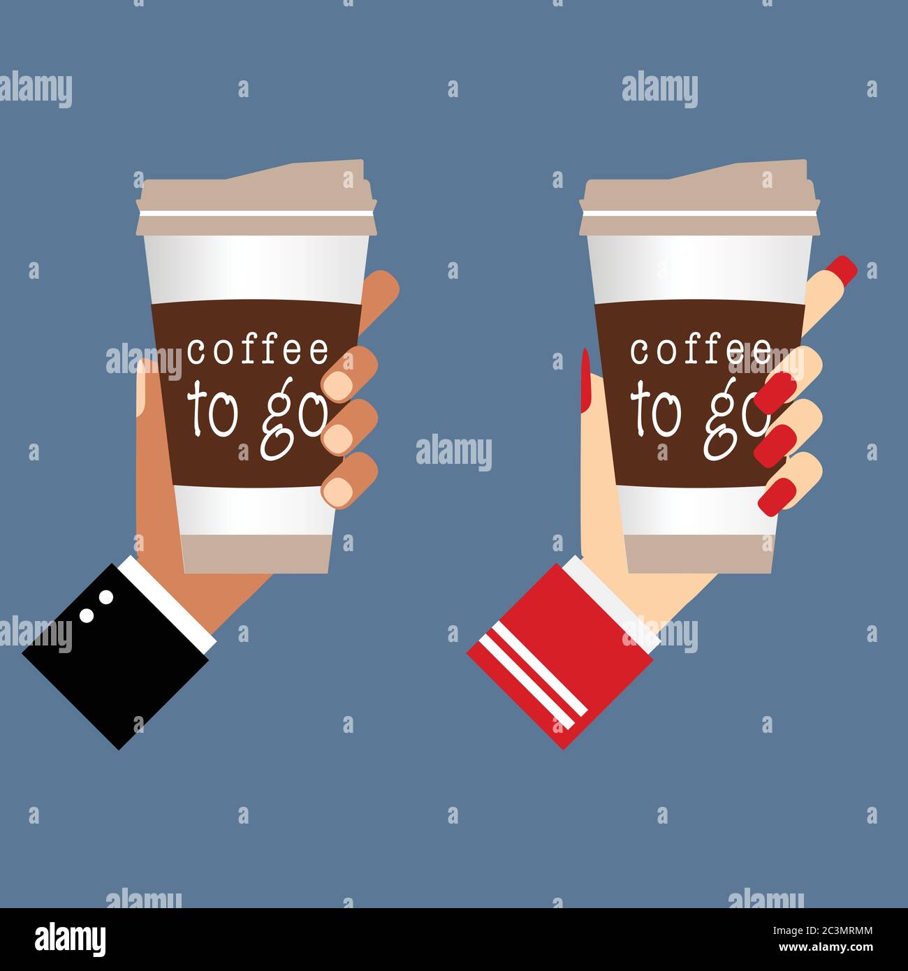 Cream in hands woman Stock Vector Images - Alamy