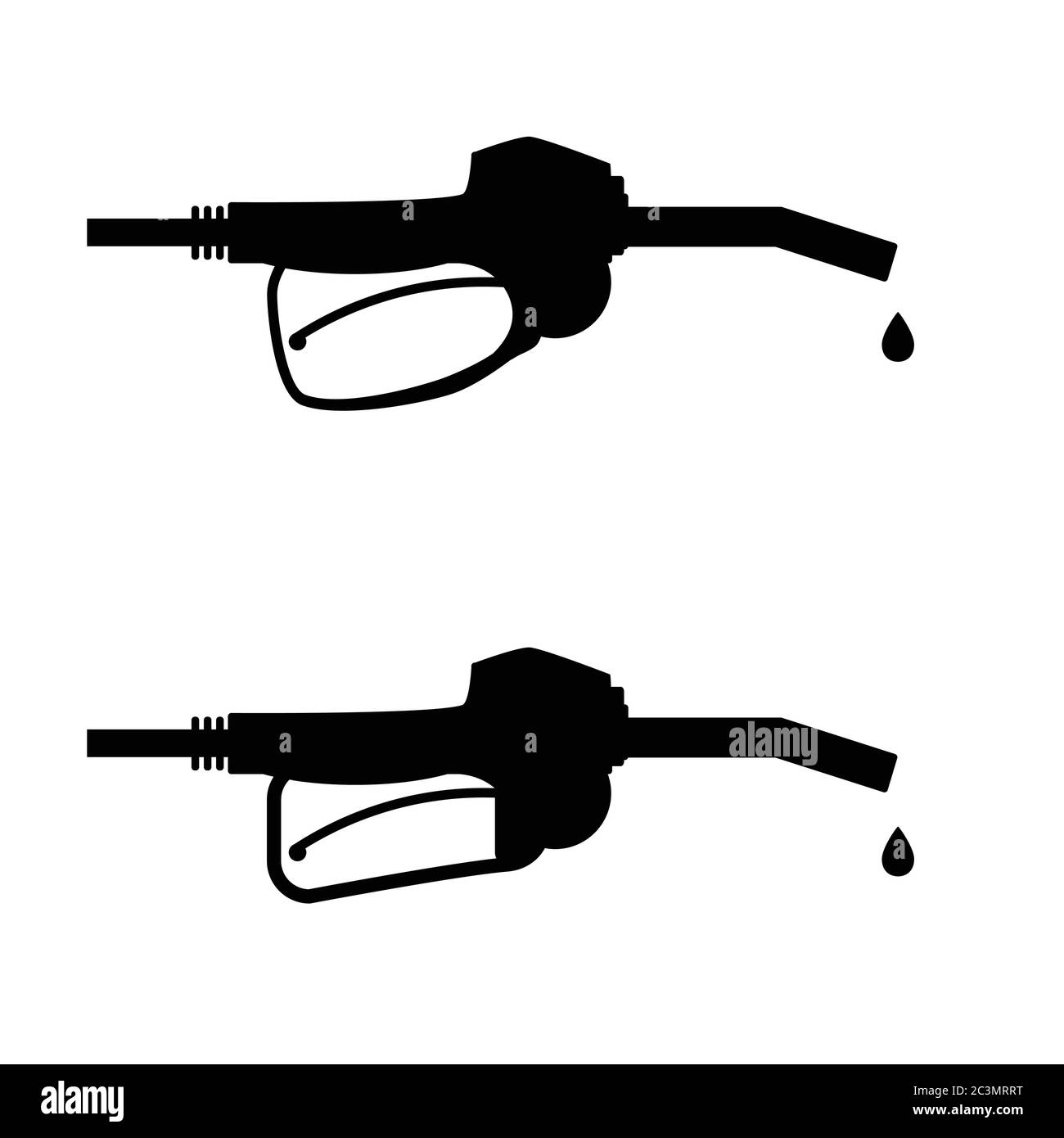 gasoline pump nozzle icon art vector Stock Vector Image & Art - Alamy