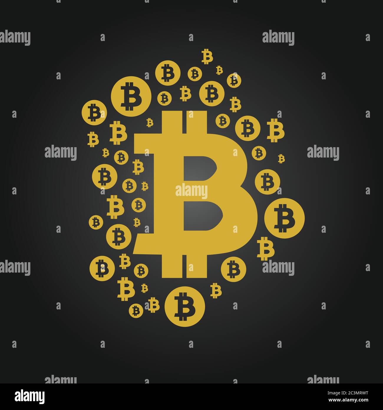 Cryptocurrency money sign art illustration Stock Vector Image & Art - Alamy