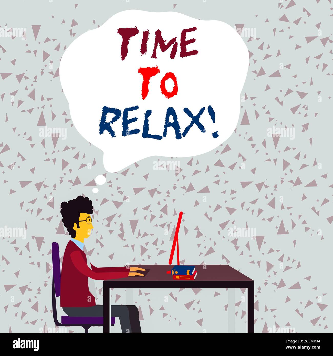 Word writing text Time To Relax. Business photo showcasing resting and ...