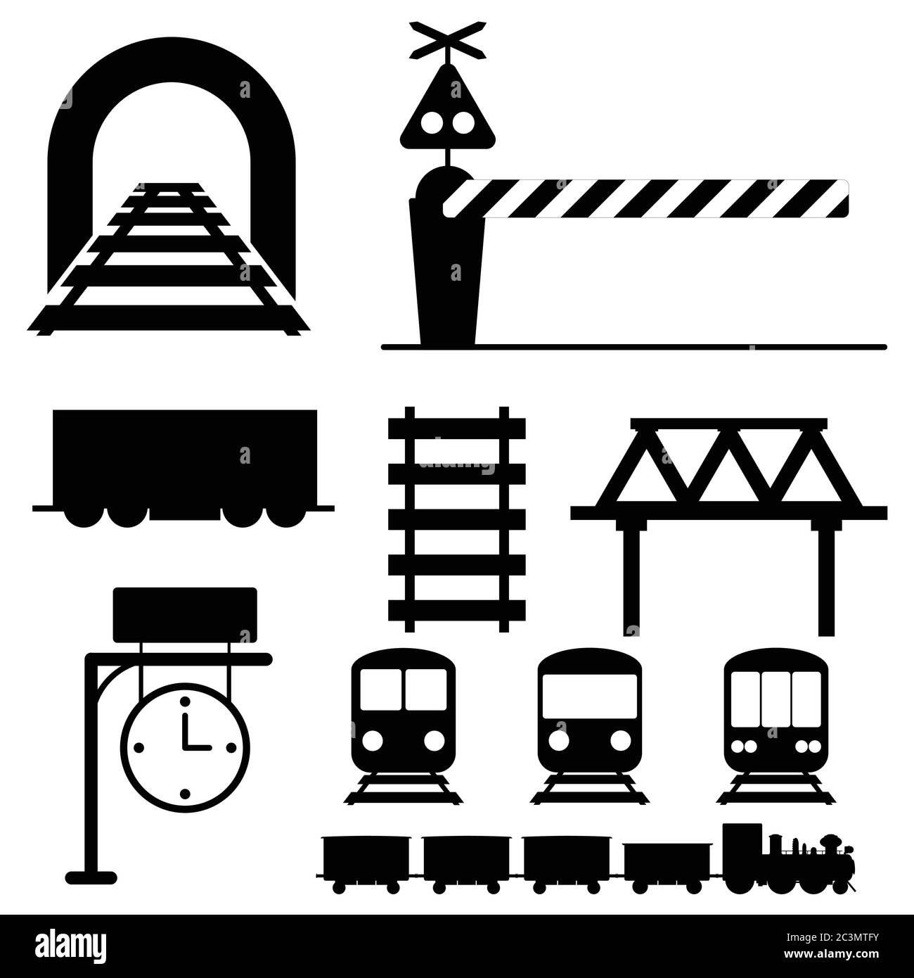 train icon vector art illustration Stock Vector Image & Art - Alamy