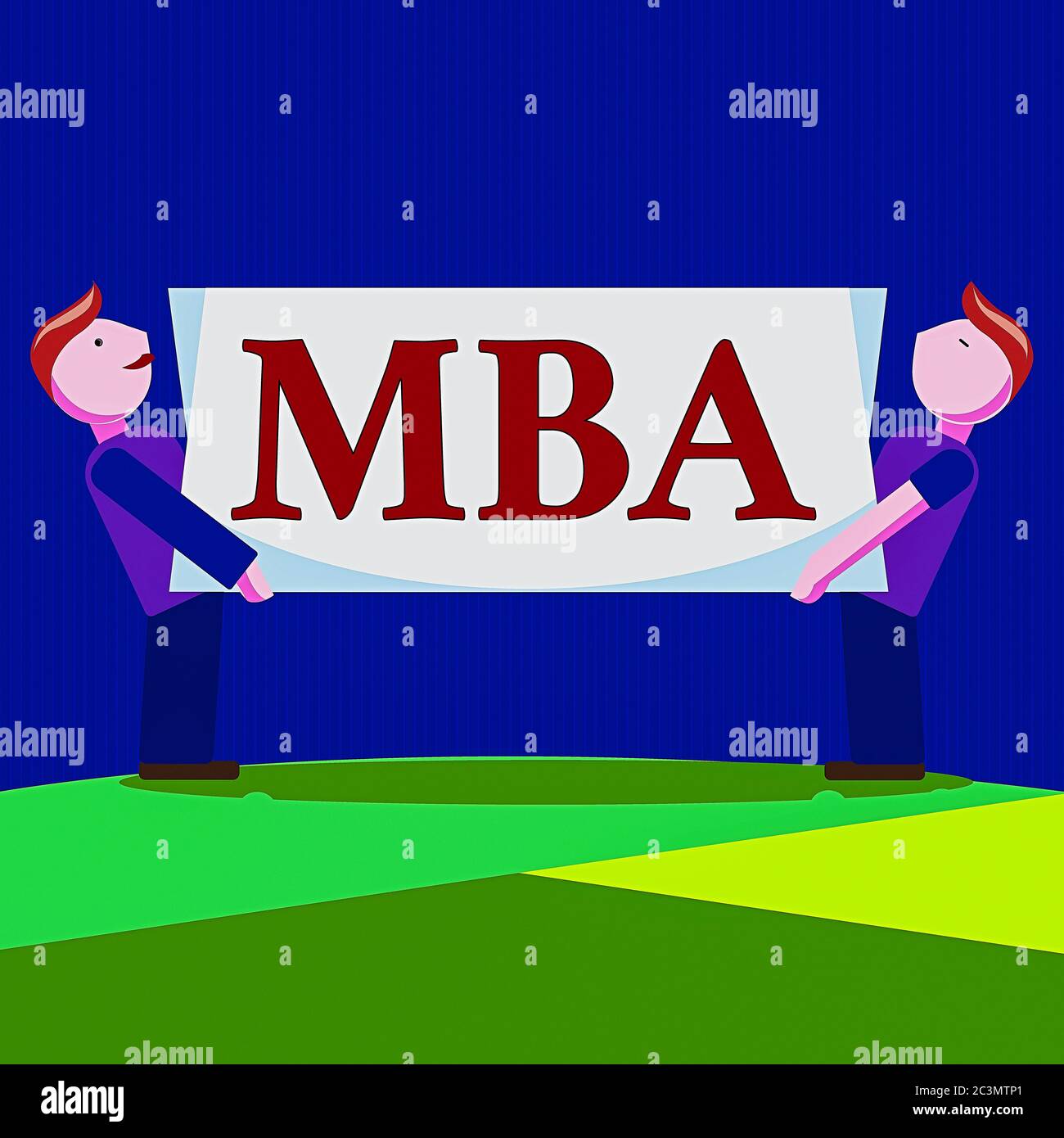 Conceptual hand writing showing Mba. Concept meaning designed to ...