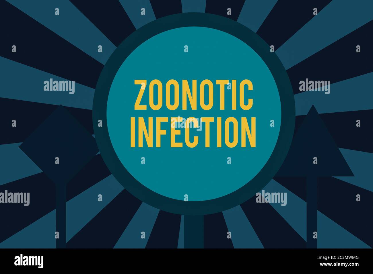 Text sign showing Zoonotic Infection. Business photo showcasing ...