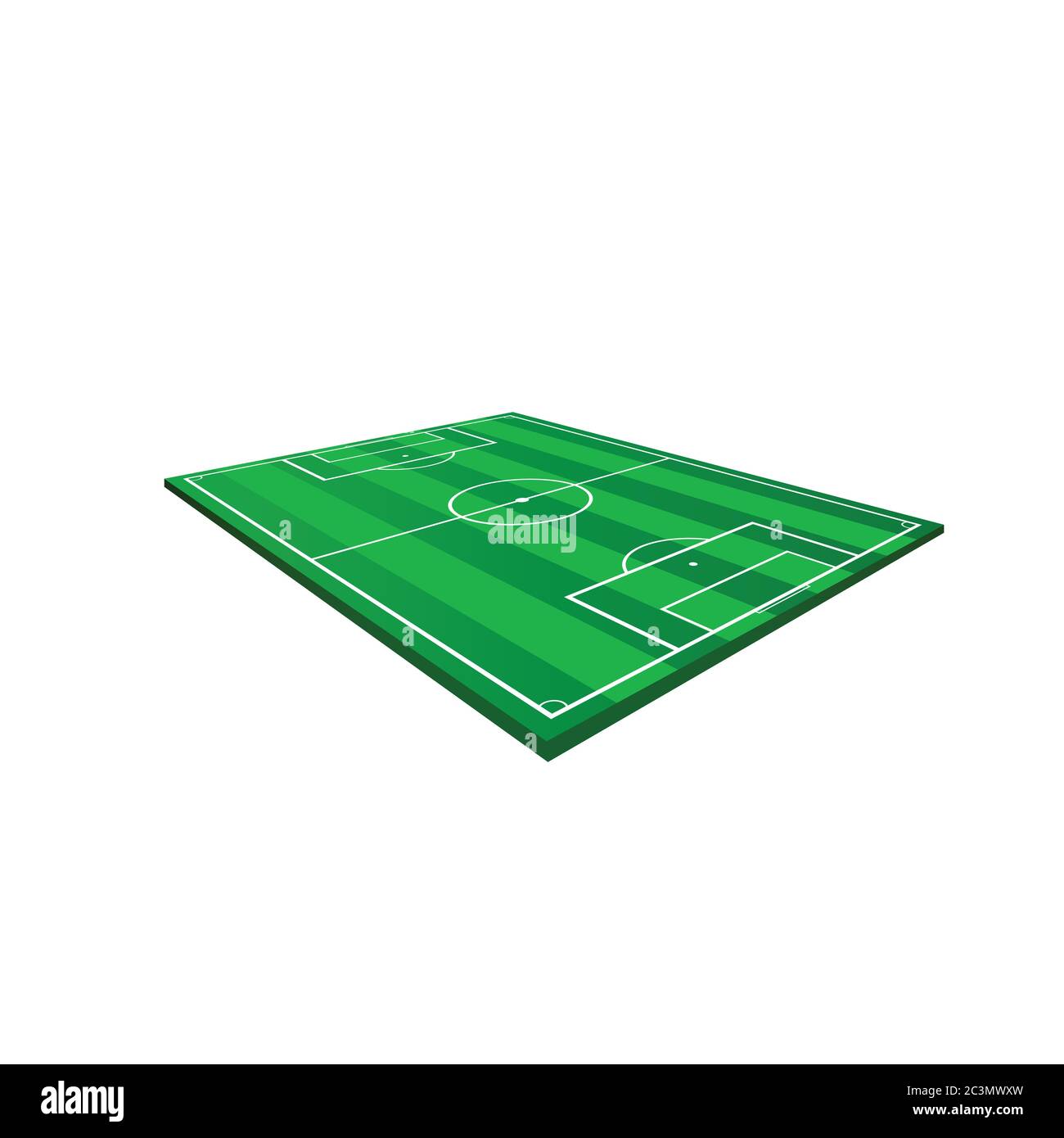 football playground vector illustration in colorful Stock Vector Image ...