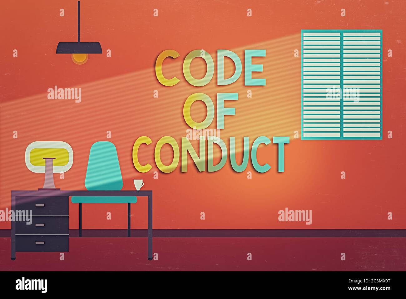 Conceptual hand writing showing Code Of Conduct. Concept meaning set of ...