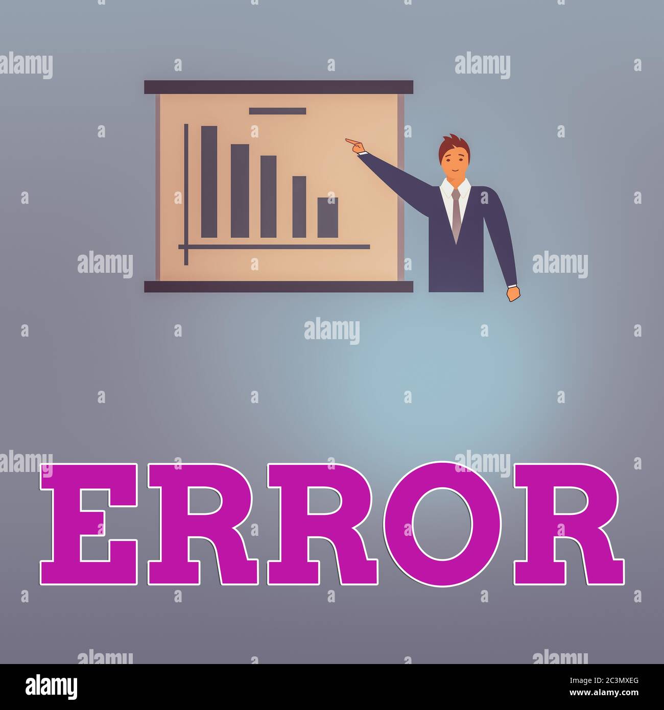 Handwriting text Error. Conceptual photo failure or in deviation from ...