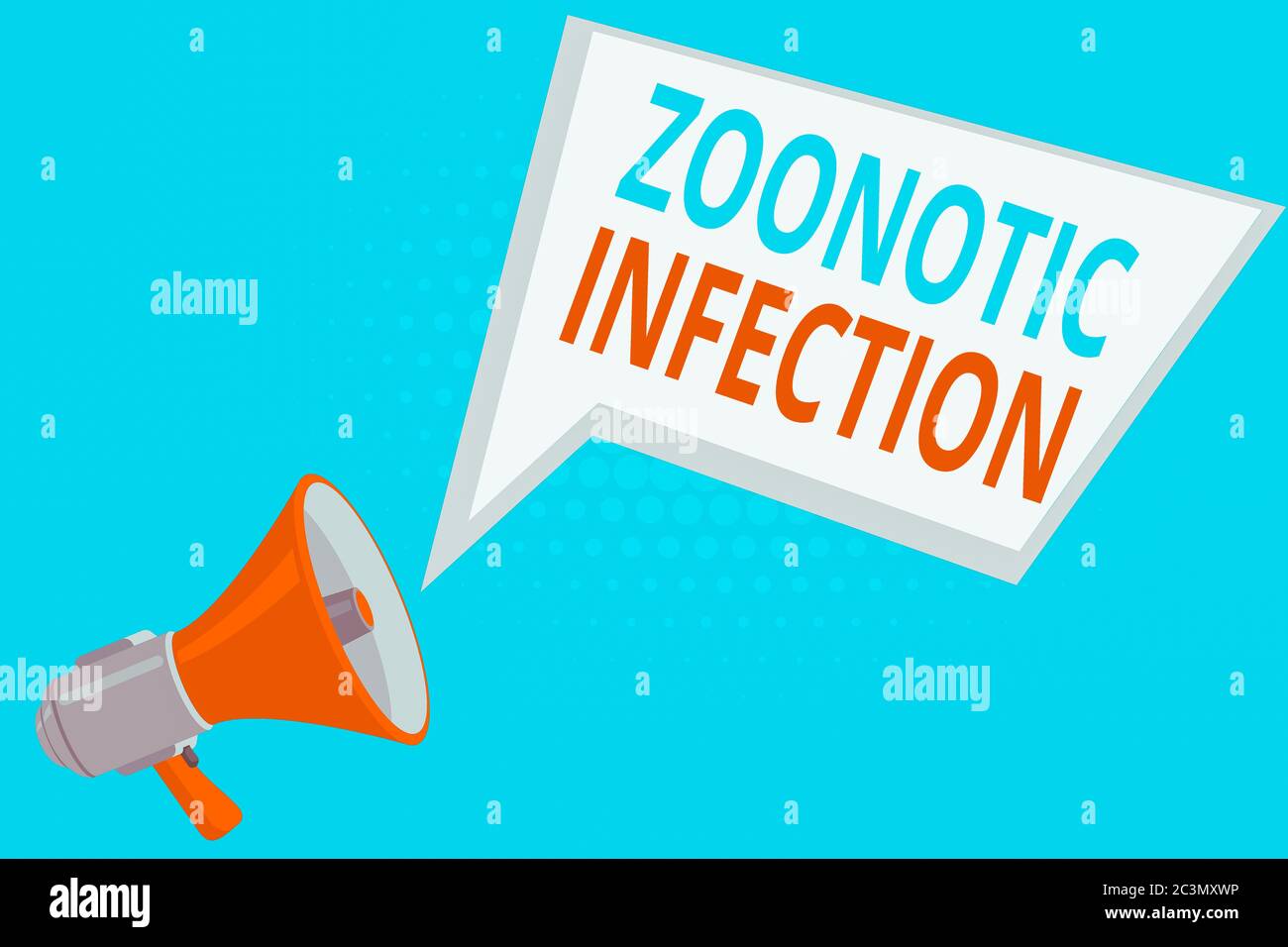 Handwriting text Zoonotic Infection. Conceptual photo communicable ...