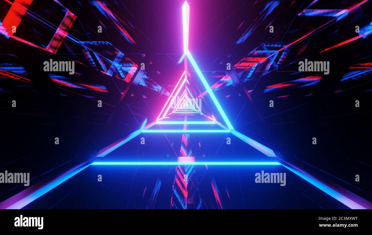 3D rendering of a perfect illustration with geometric shapes and ...