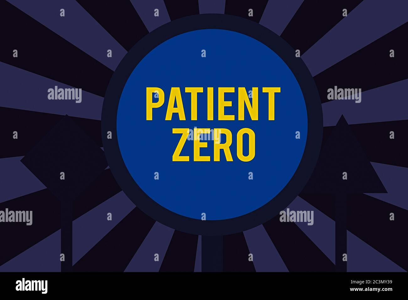 Text sign showing Patient Zero. Business photo showcasing primary ...