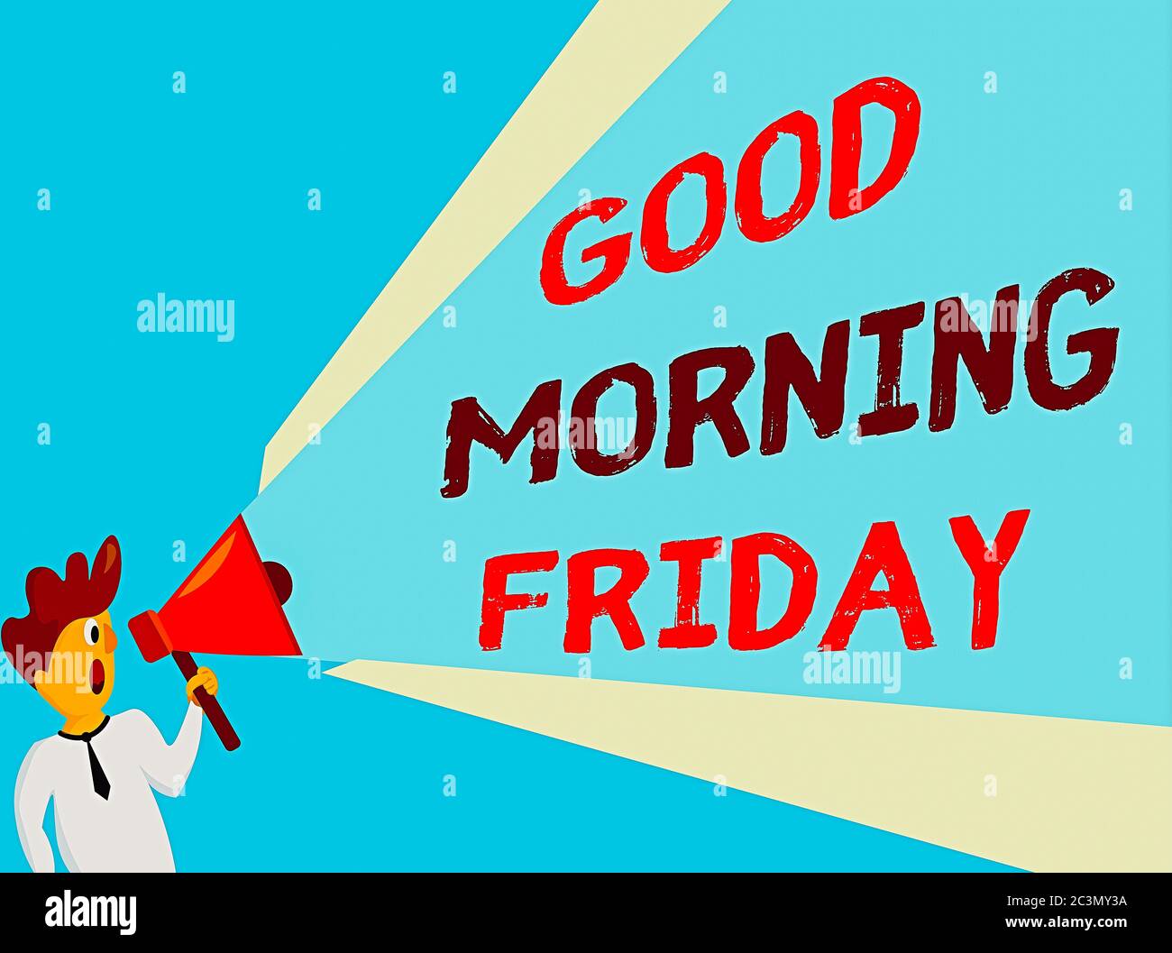 Conceptual hand writing showing Good Morning Friday. Concept meaning ...