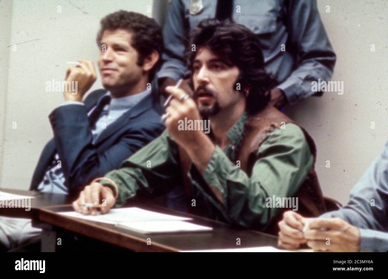 AL PACINO and TONY ROBERTS in SERPICO (1973), directed by SIDNEY LUMET ...