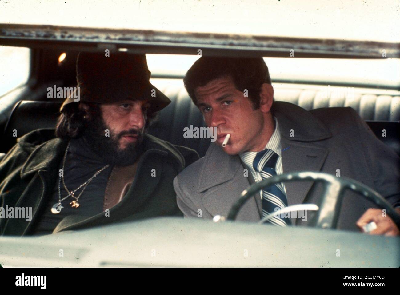 AL PACINO and TONY ROBERTS in SERPICO (1973), directed by SIDNEY LUMET ...
