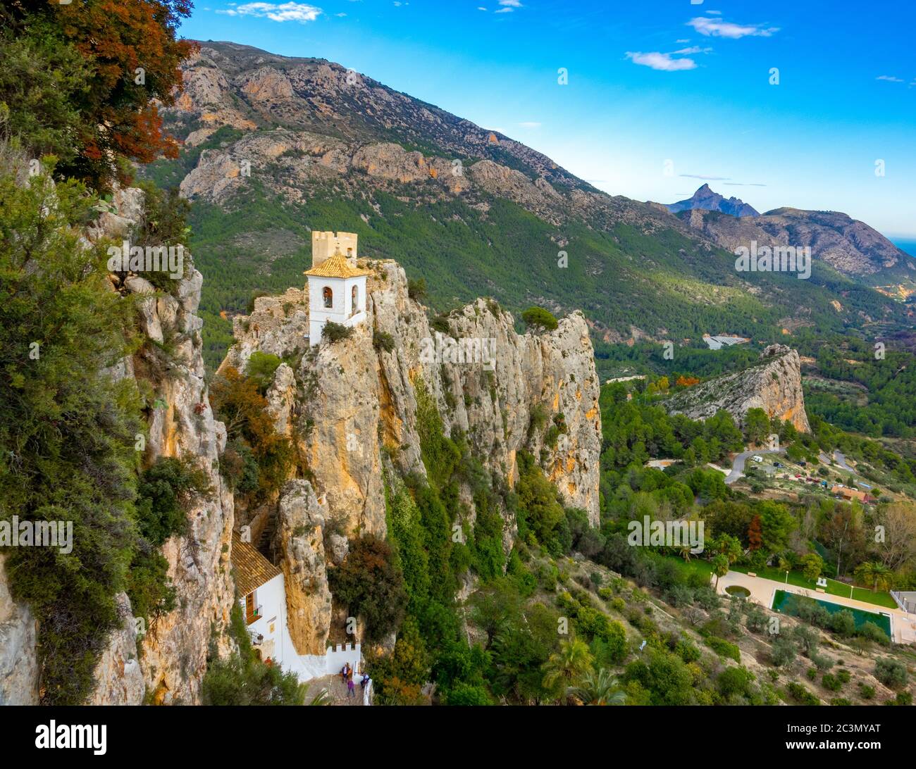 Castell de Guadalest is an old castle in Spain with beautiful views ...