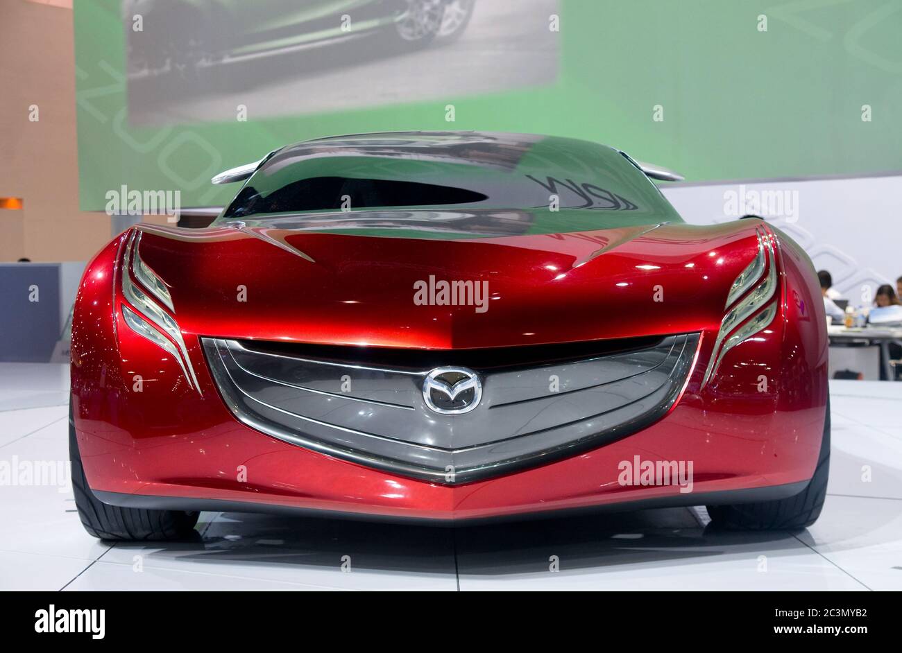 BANGKOK - DECEMBER 2: Mazda shows their Ryuga concept car at Motor Expo ...