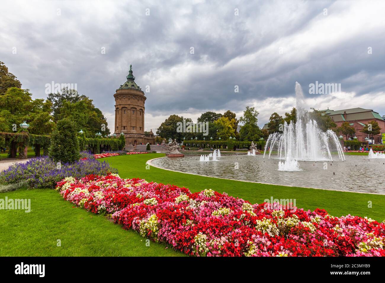 Water tower in mannheim germany hi-res stock photography and images - Alamy