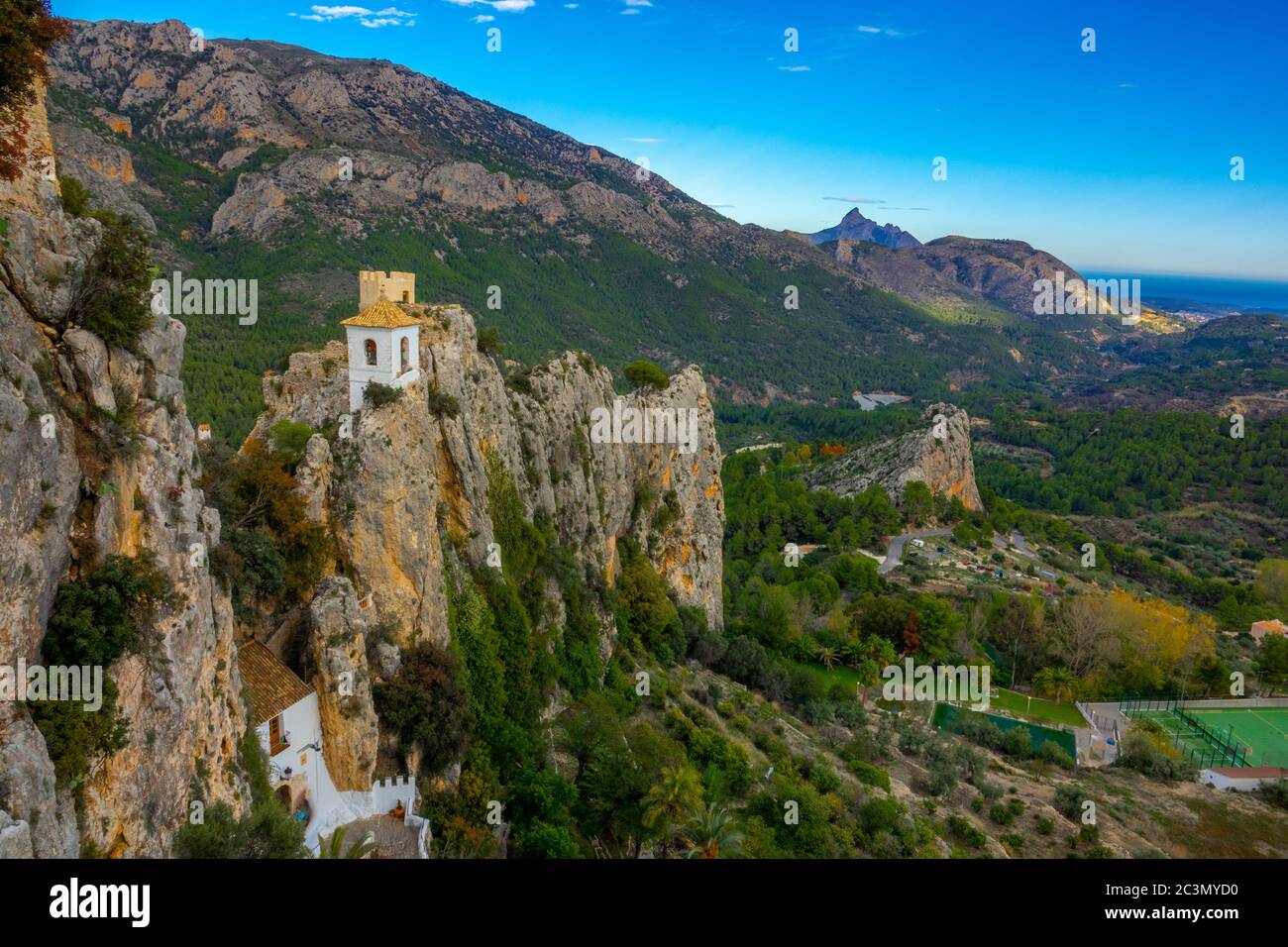 Castell de Guadalest is an old castle in Spain with beautiful views ...