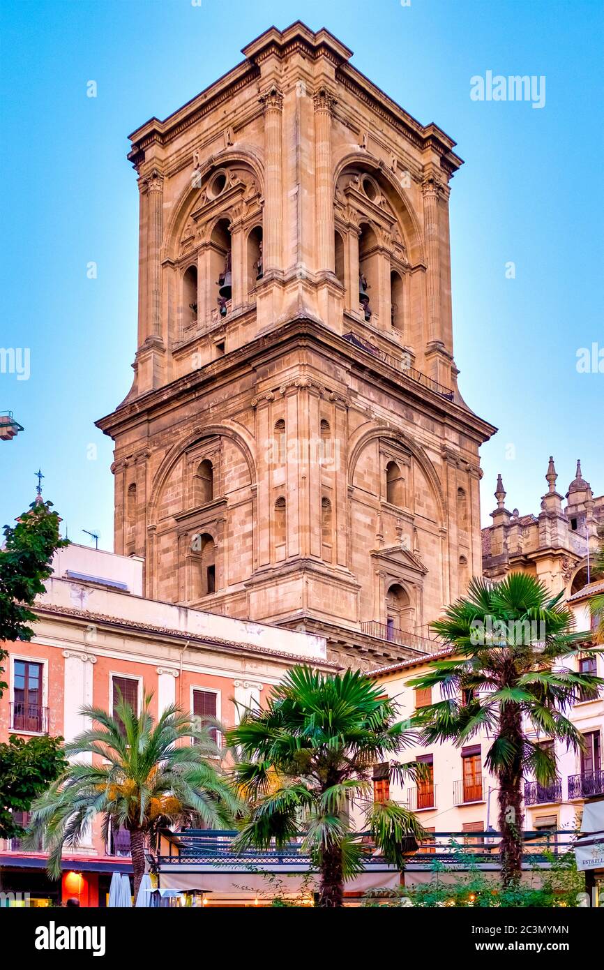Spain granada plaza bib rambla hi-res stock photography and images - Alamy