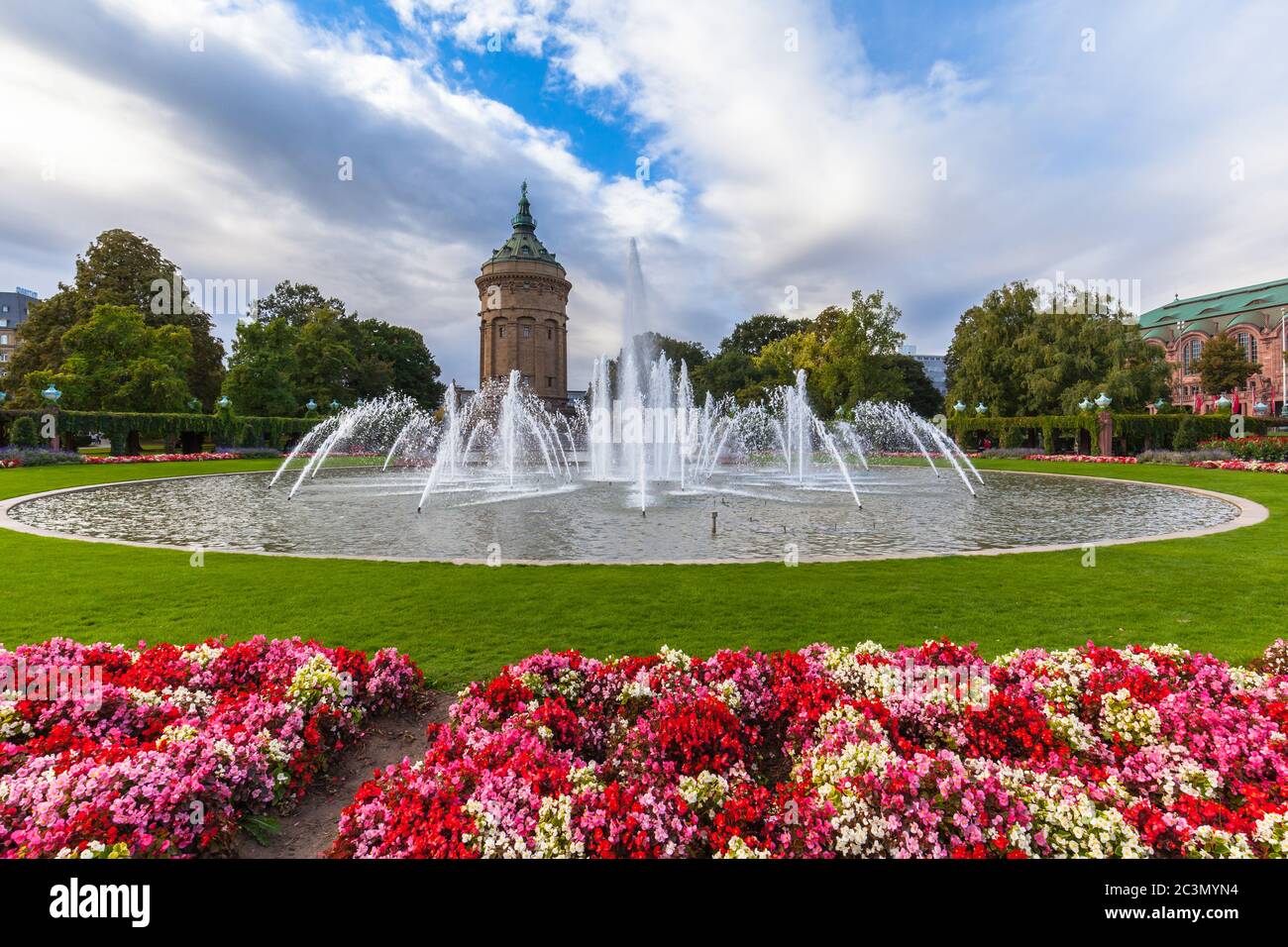 Water tower in mannheim germany hi-res stock photography and images - Alamy