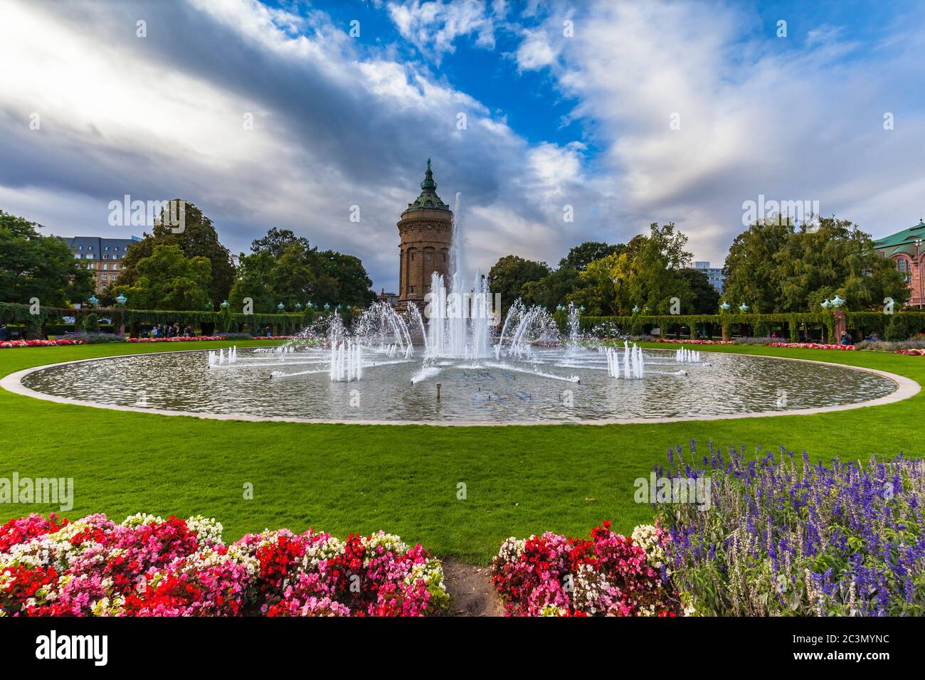 Water tower in mannheim germany hi-res stock photography and images - Alamy