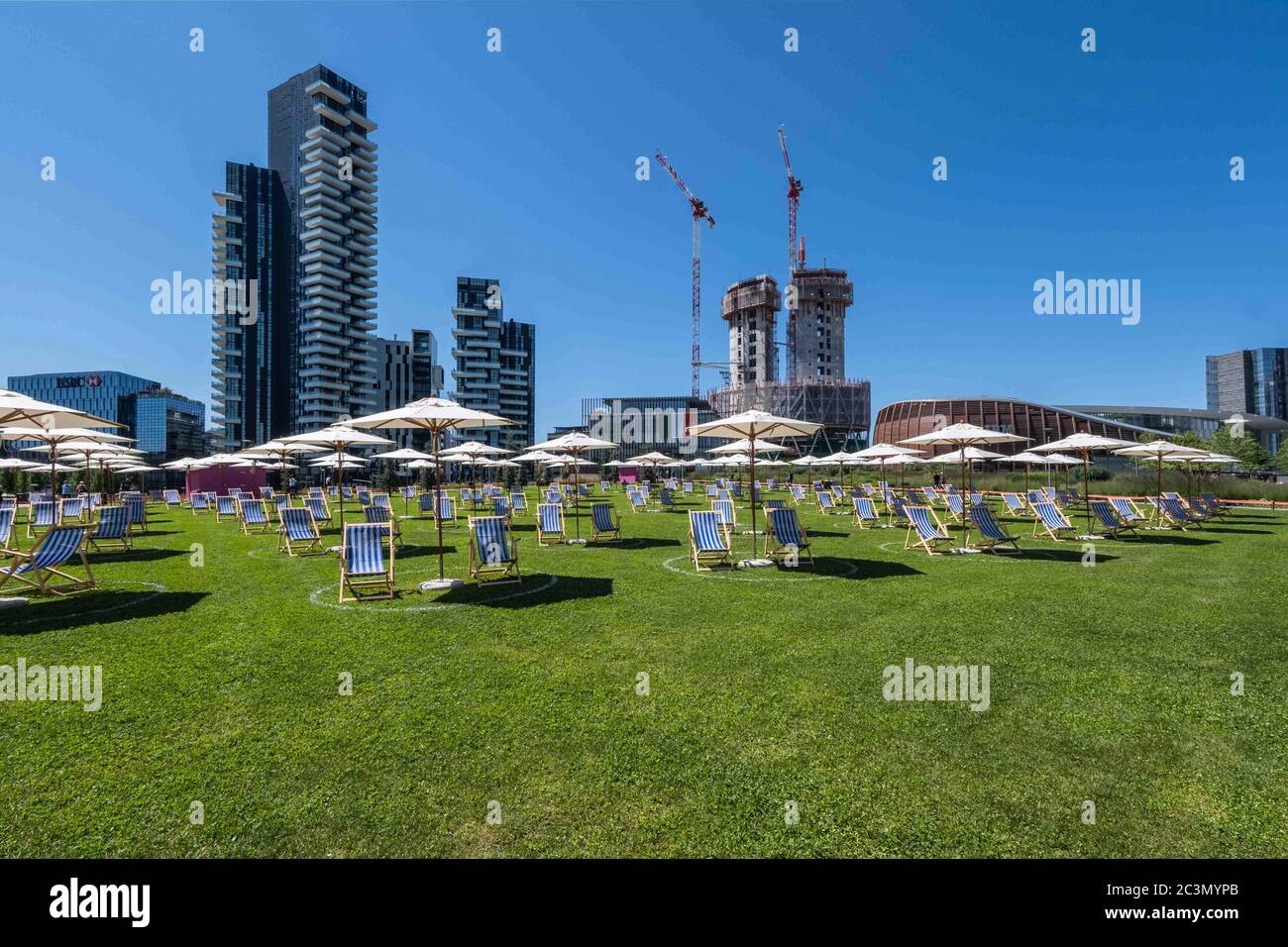 Milan, Presentation of Lido Bam at the Parco Biblioteca degli Alberi ...