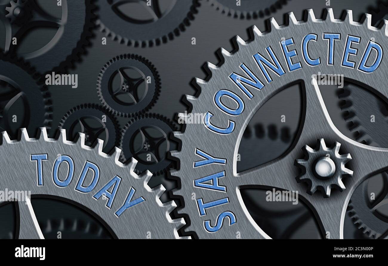 Conceptual hand writing showing Stay Connected. Concept meaning to ...