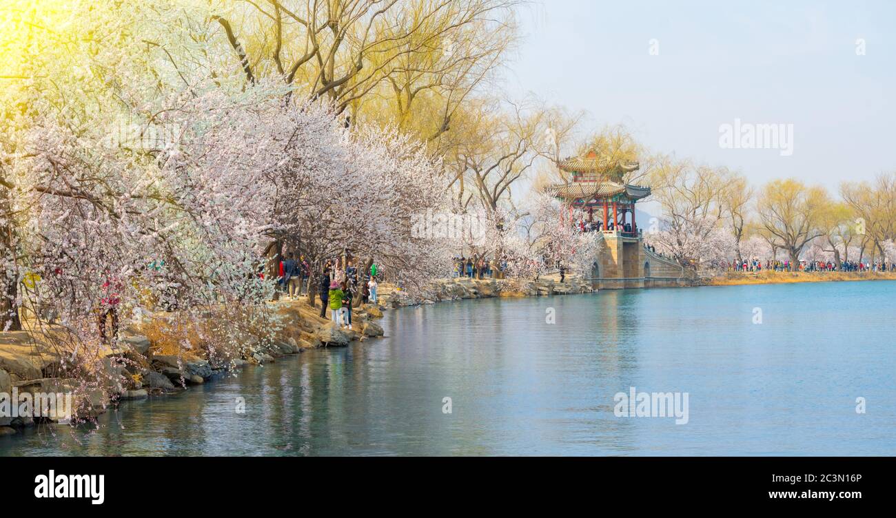 China summer palace scroll hi-res stock photography and images - Alamy