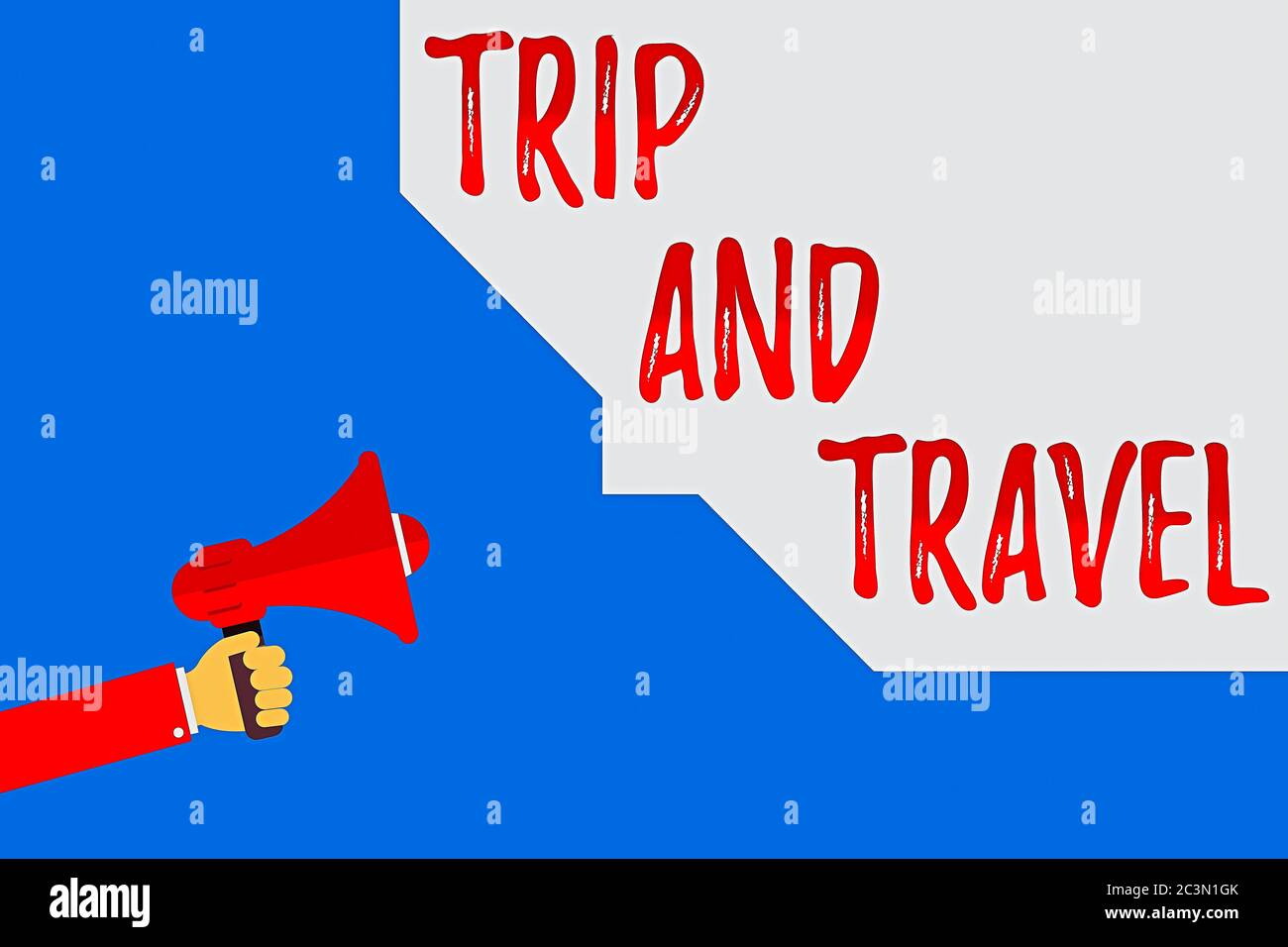 Word writing text Trip And Travel. Business photo showcasing famous ...