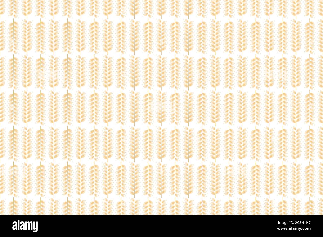 Wheat bread pattern Vector barley plant rye oat healthy farm food ...
