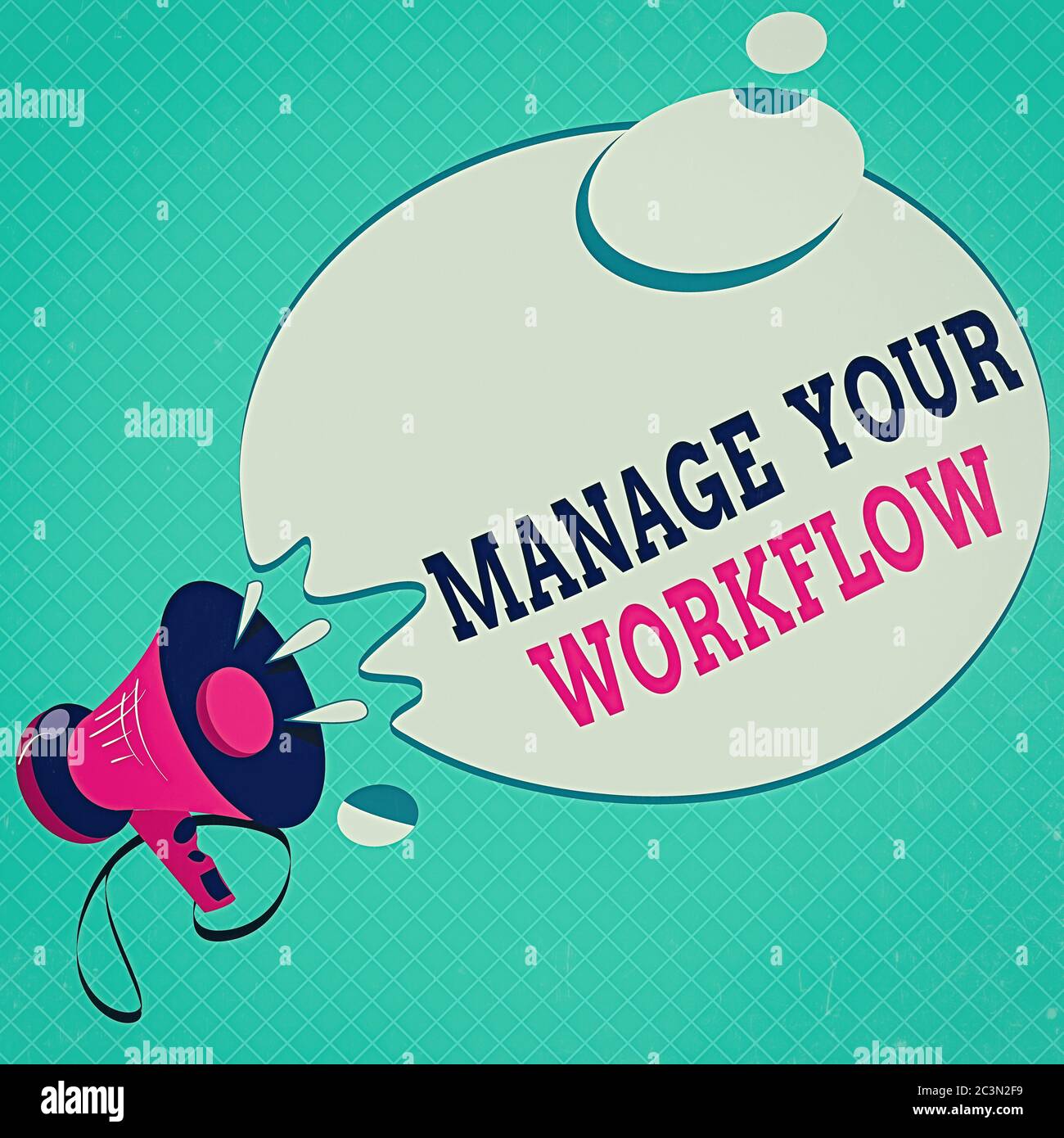 Conceptual Hand Writing Showing Manage Your Workflow Concept Meaning Workforce Organization And