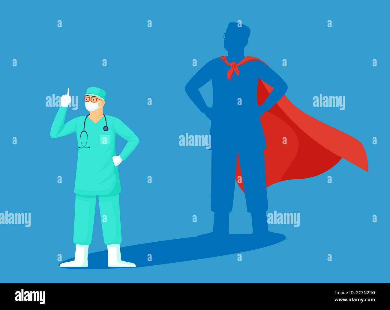 Man casts shadow Stock Vector Images - Alamy