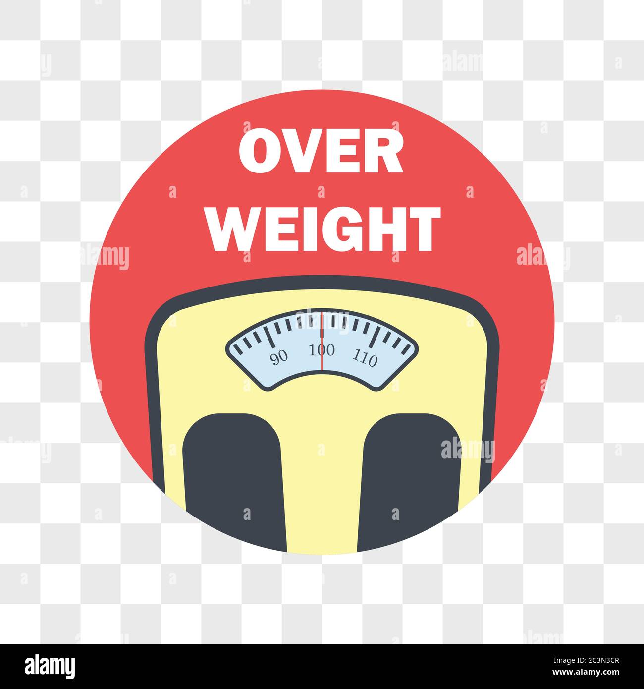 scales dial on transparent background. vector illustration Stock Vector ...