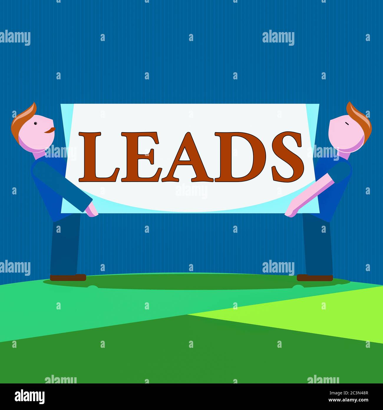 Conceptual hand writing showing Leads. Concept meaning demographic ...