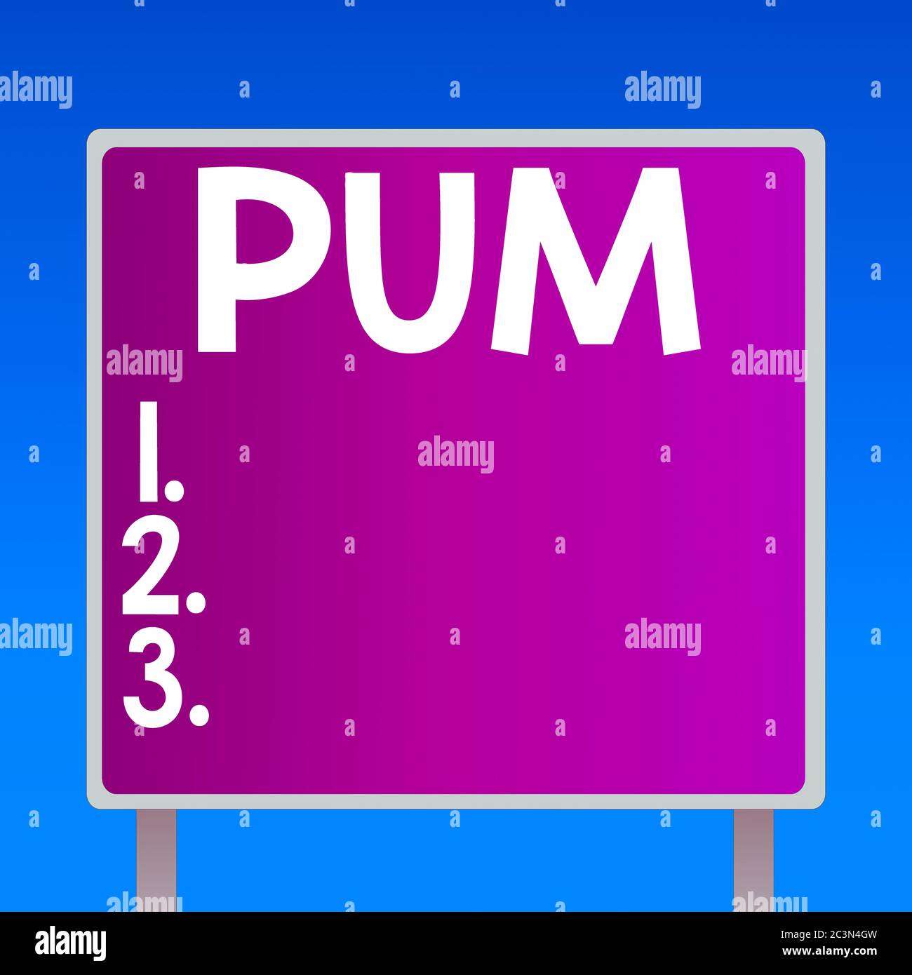Conceptual hand writing showing Pum. Concept meaning unwanted change ...