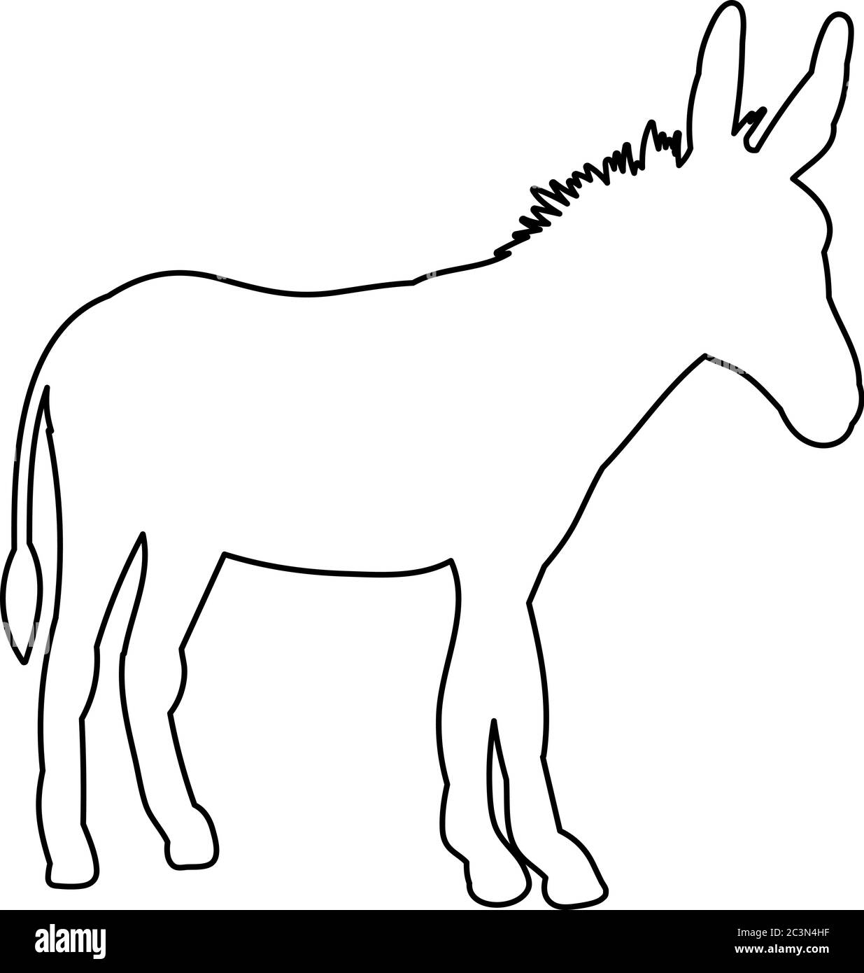 Donkeys donkey Stock Vector Images - Alamy