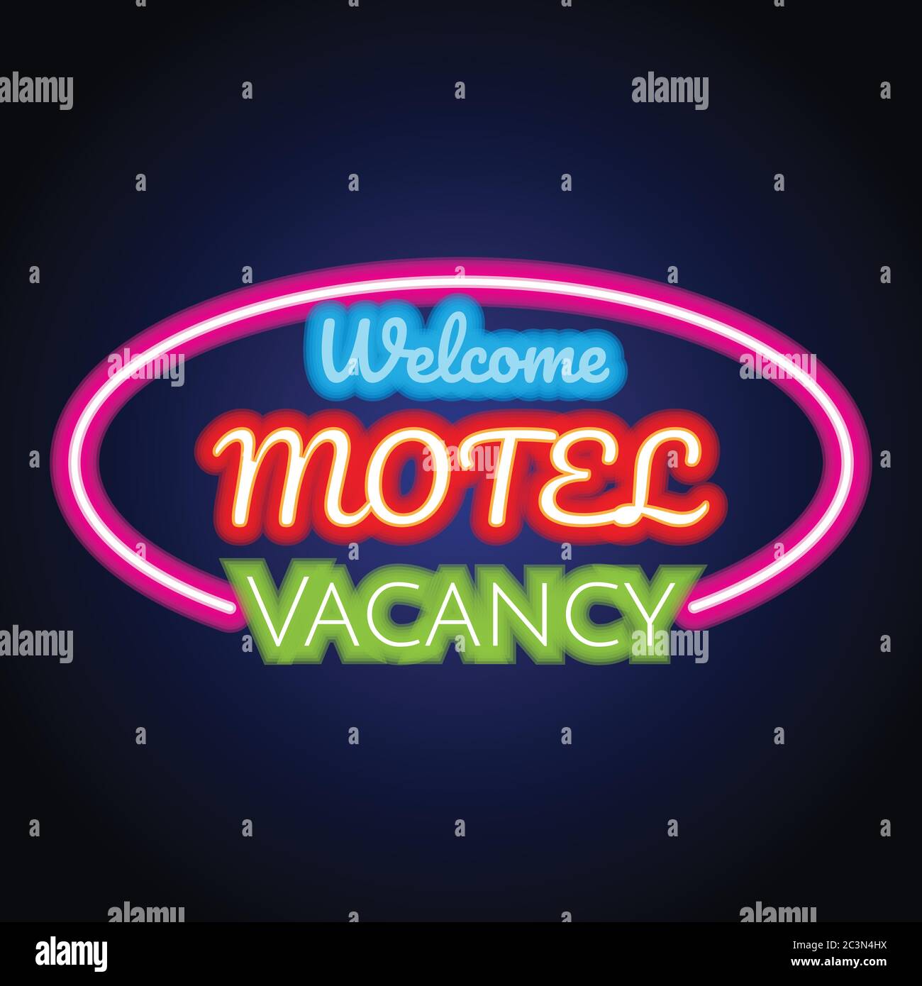 Night sign logo building location hi-res stock photography and images ...