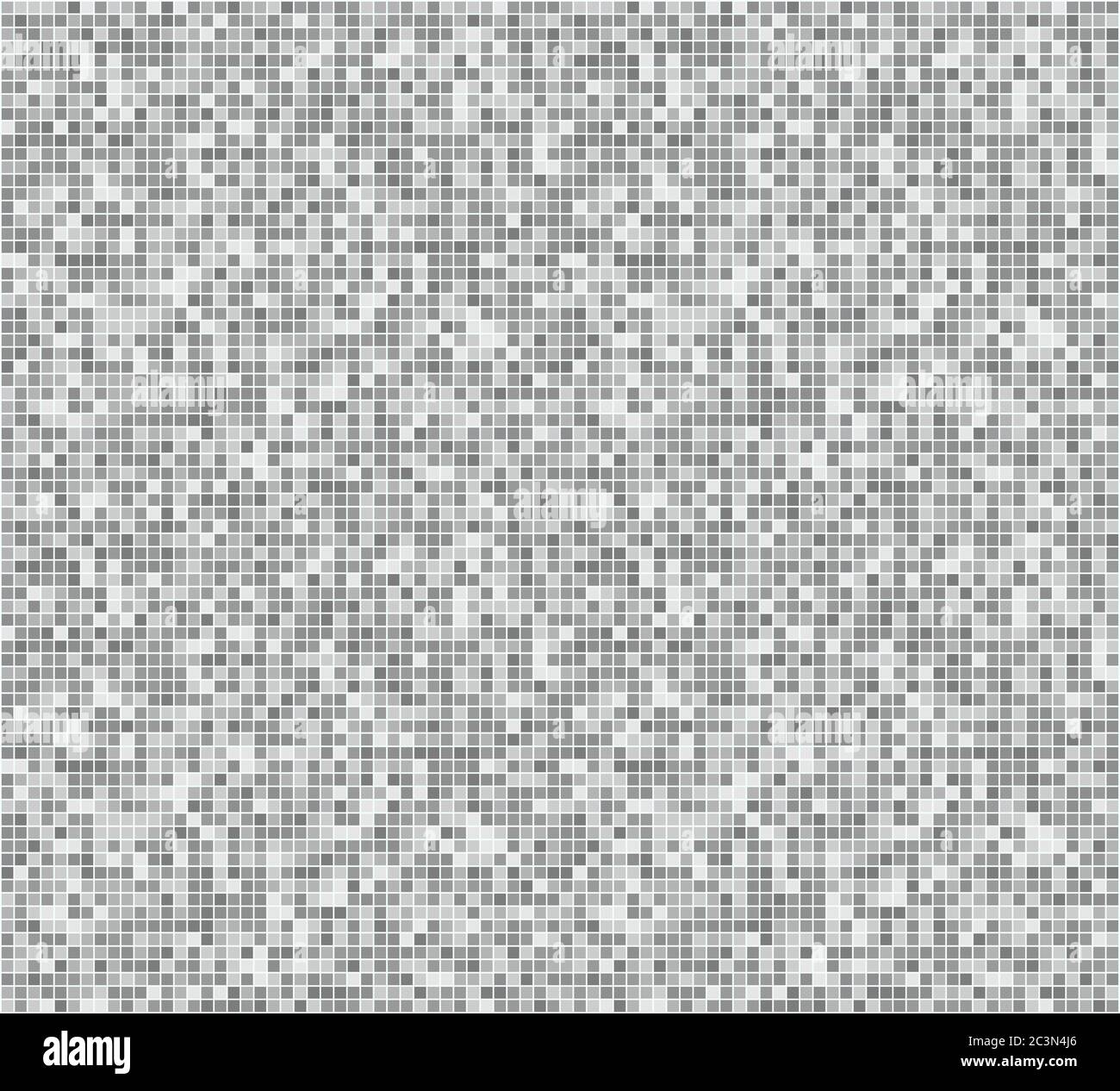 Tech grey pattern. vector pixel seamless background. Square modern ...