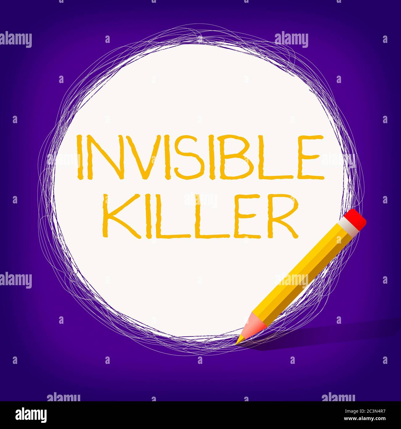 Word writing text Invisible Killer. Business photo showcasing presence ...