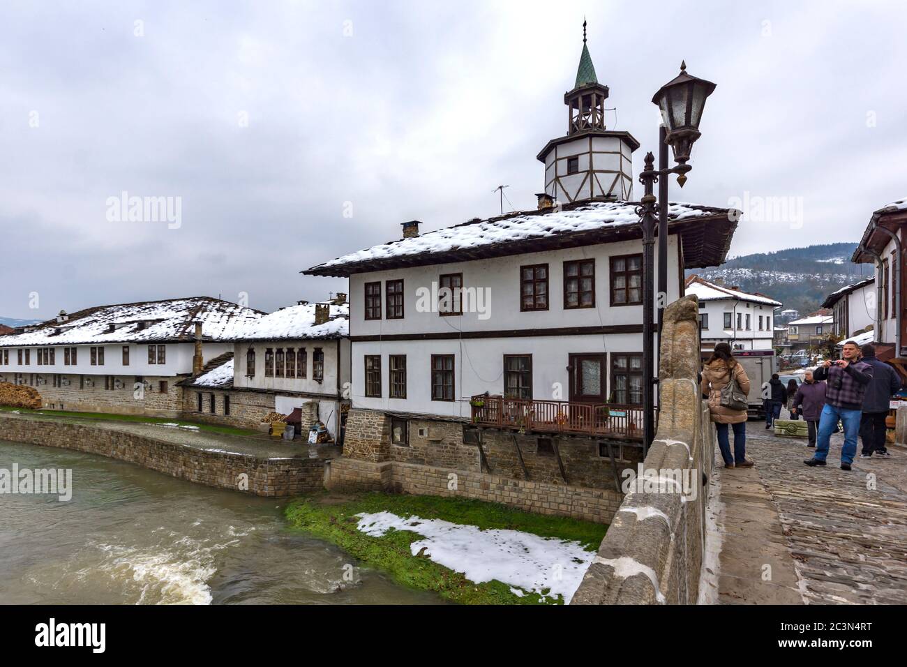 TRYAVNA, BULGARIA - NOVEMBER 1, 2014: Garbaviat (Humpback) Bridge at ...