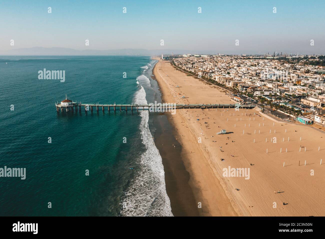 Manhattan beach california aerial hi-res stock photography and images ...