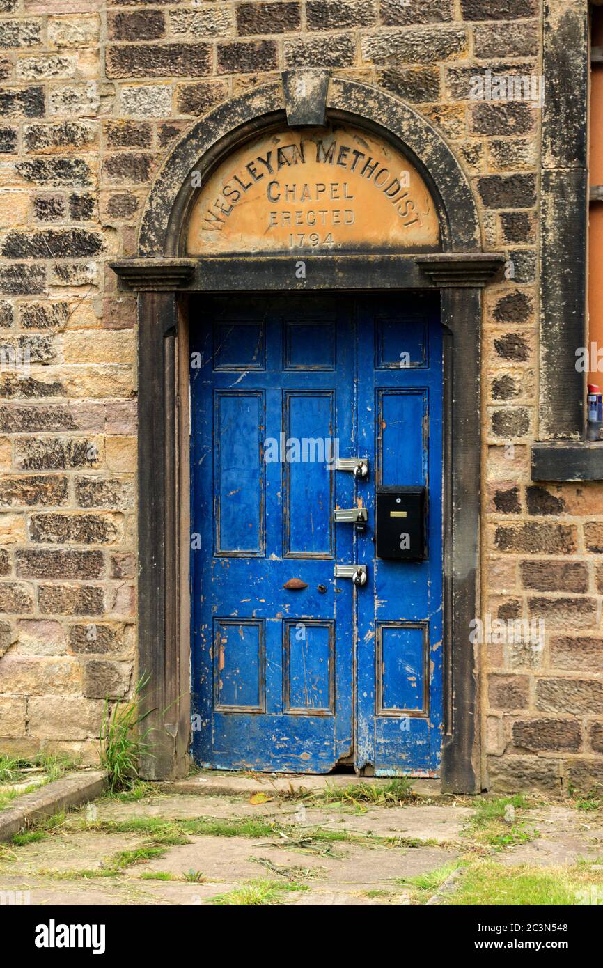 Disused Wesleyan Methodist Chapel. Chapel Lane, Hoghton Bottoms, Lancashire Stock Photo - Alamy