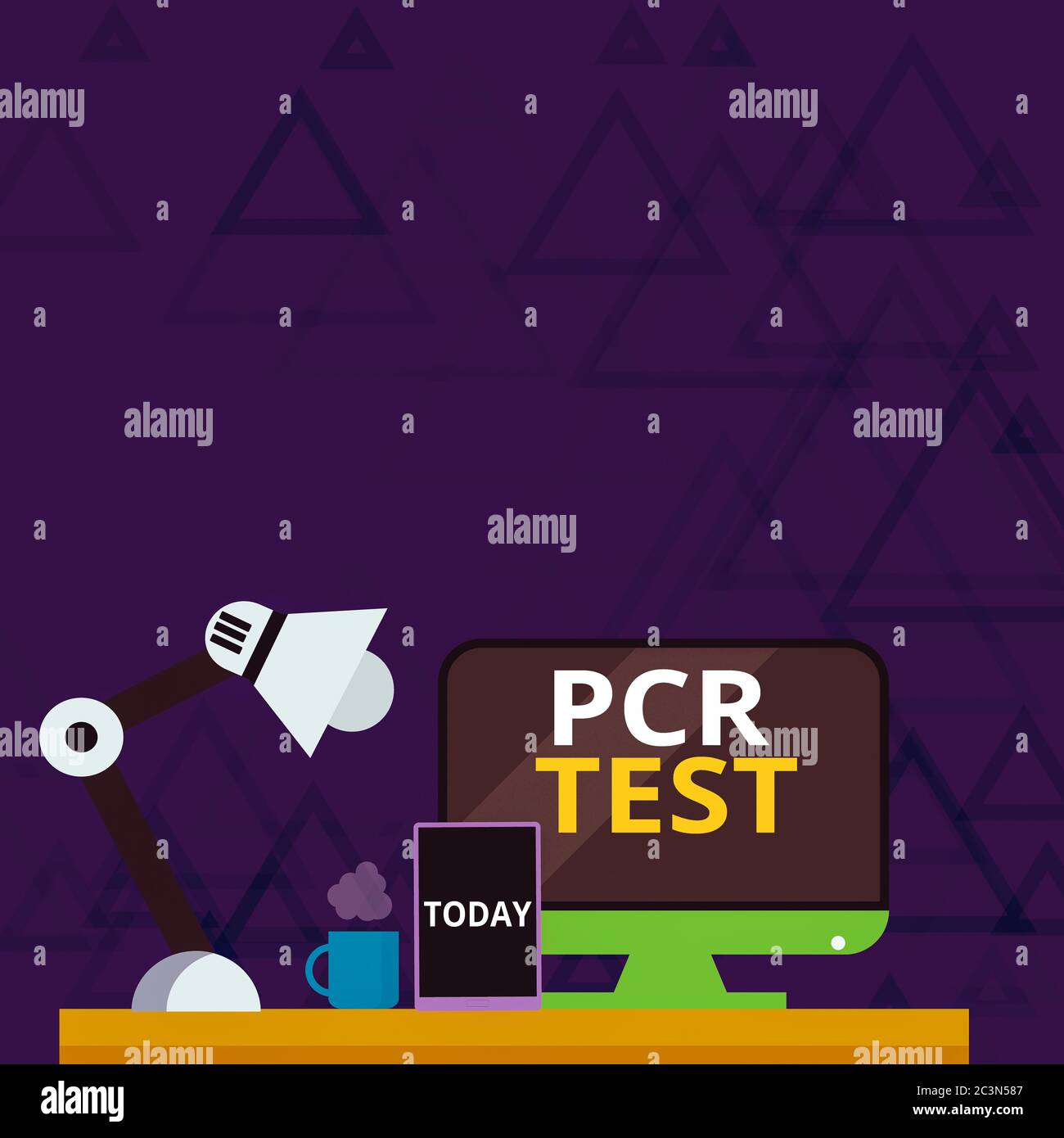 Writing note showing Pcr Test. Business concept for qualitative ...