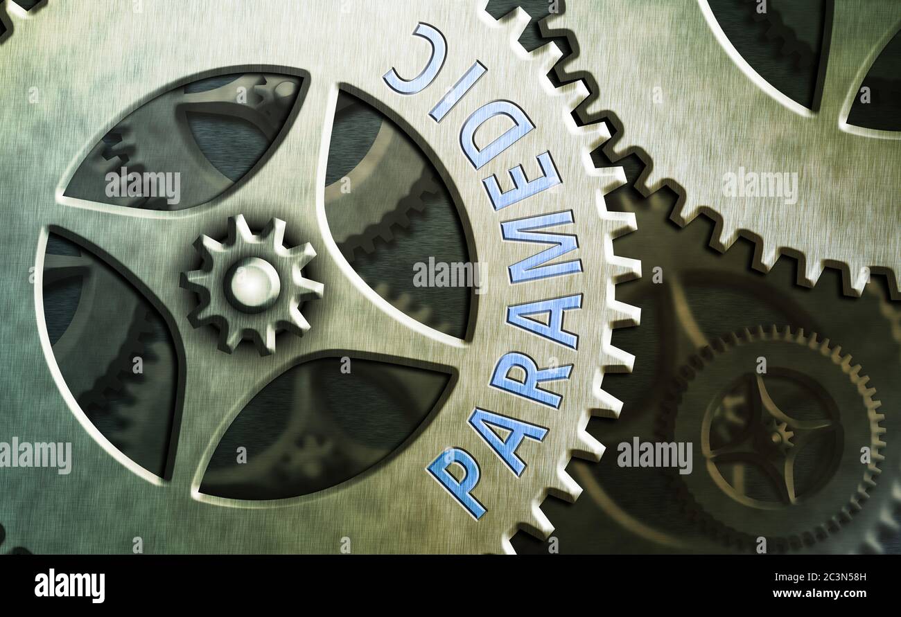 Writing note showing Paramedic. Business concept for a health worker ...