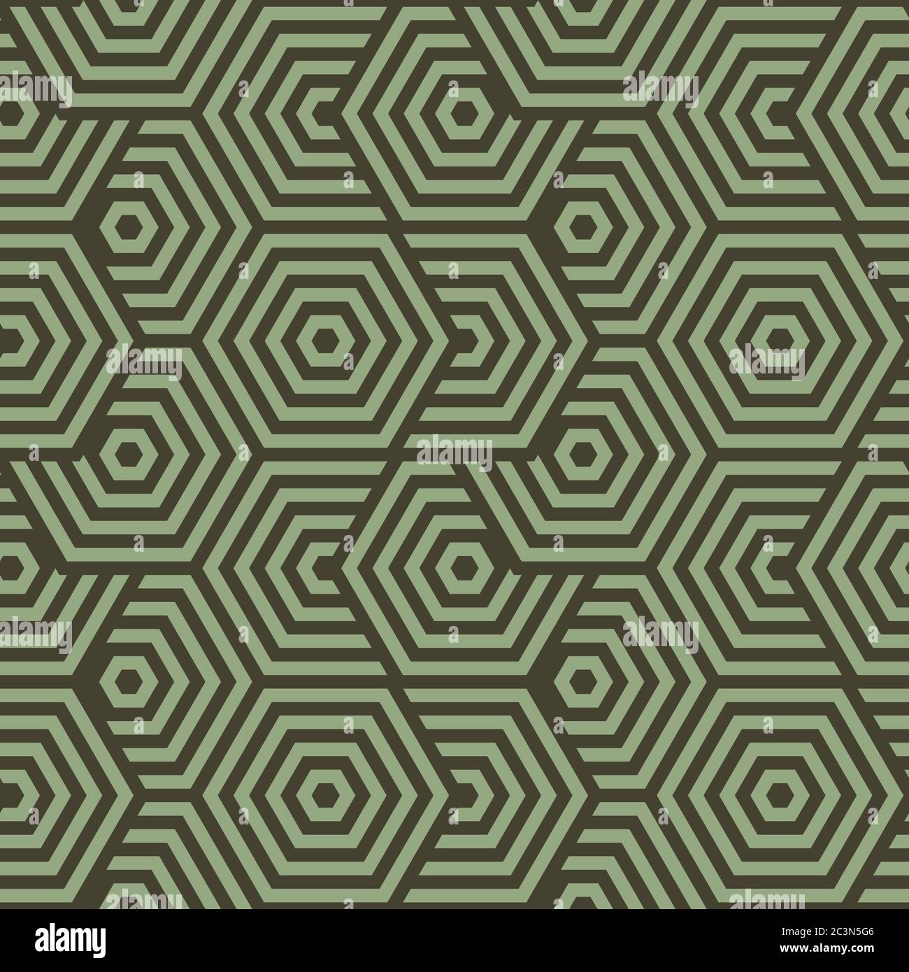 Retro vintage Chinese traditional pattern seamless background green ...