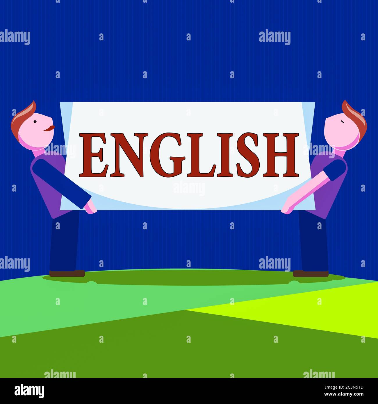 Conceptual hand writing showing English. Concept meaning possible ...