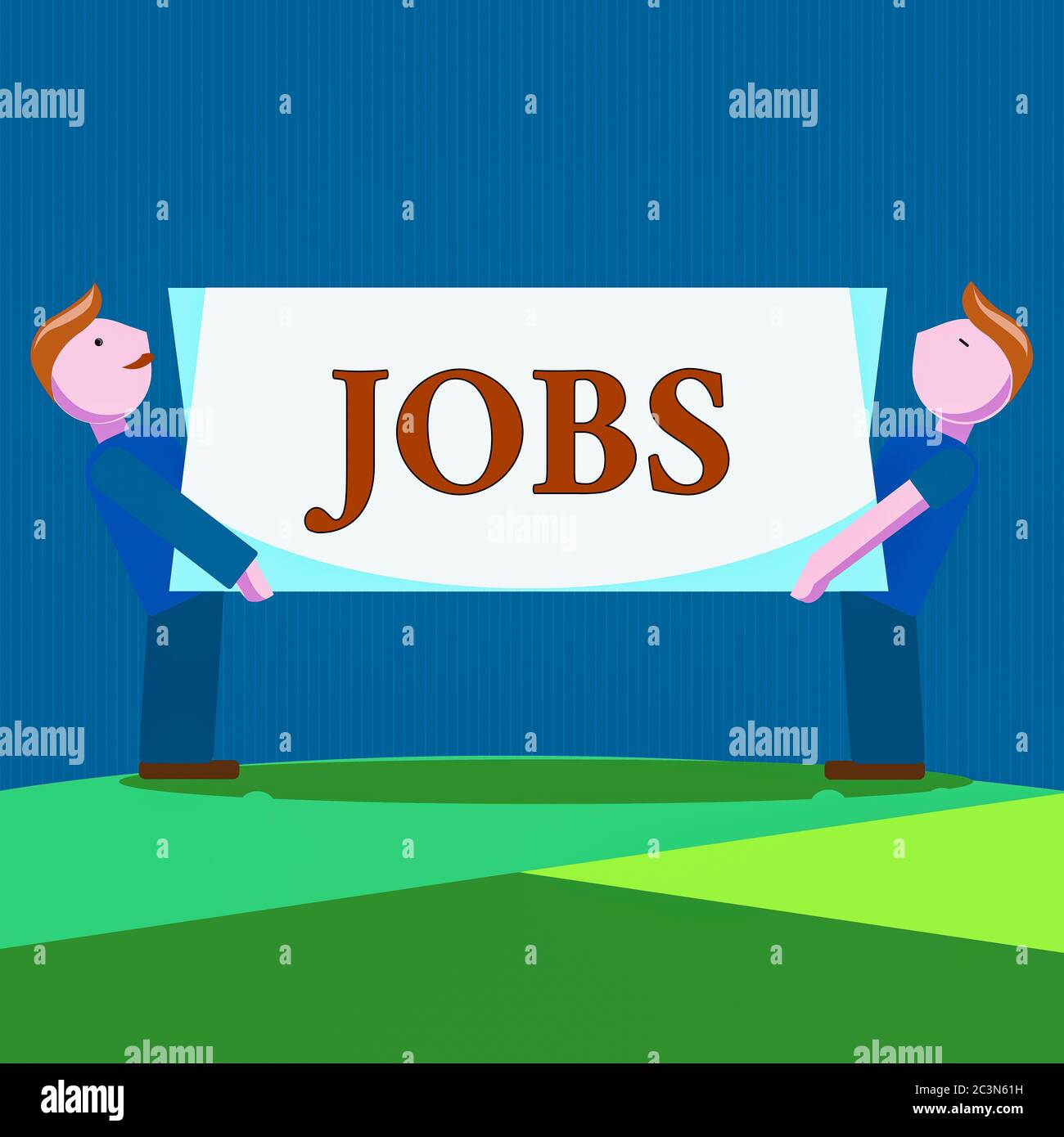 Conceptual hand writing showing Jobs. Concept meaning employment an ...
